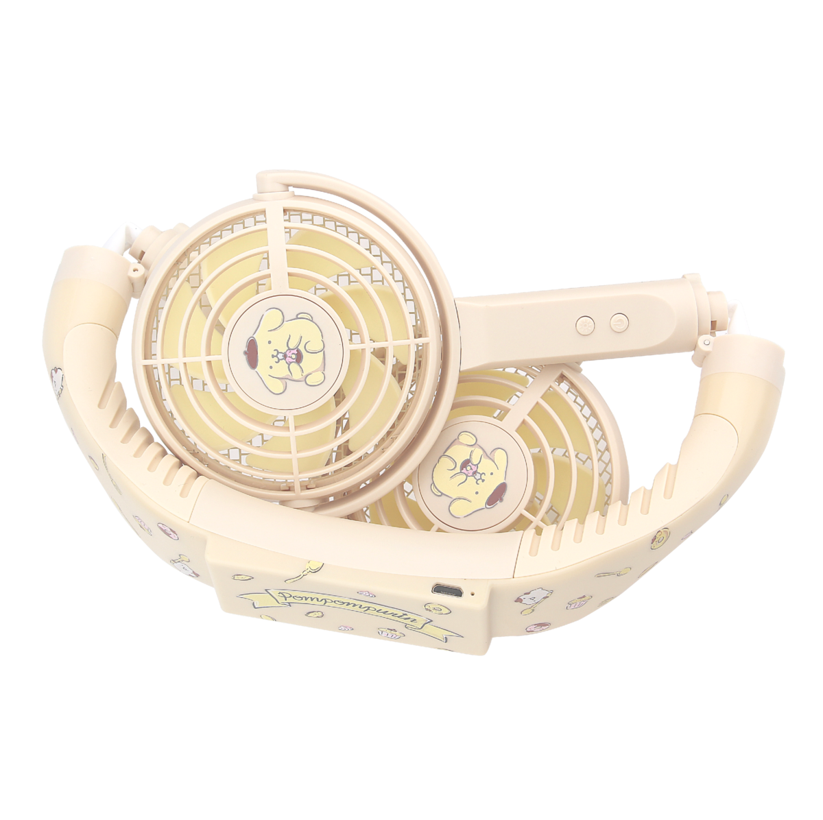Convertible Hands Free Neckband Fan - Pompompurin - The Clue Box ...